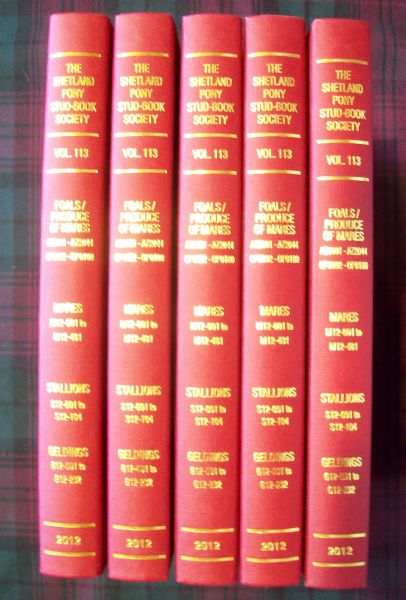 Stud-Book Volume 113 - UK delivery - Shetland Pony Stud Book Society