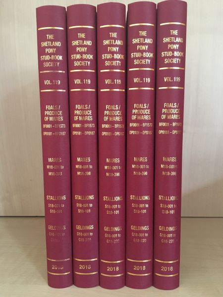 Stud-Book Volume 119 - UK delivery - Shetland Pony Stud Book Society