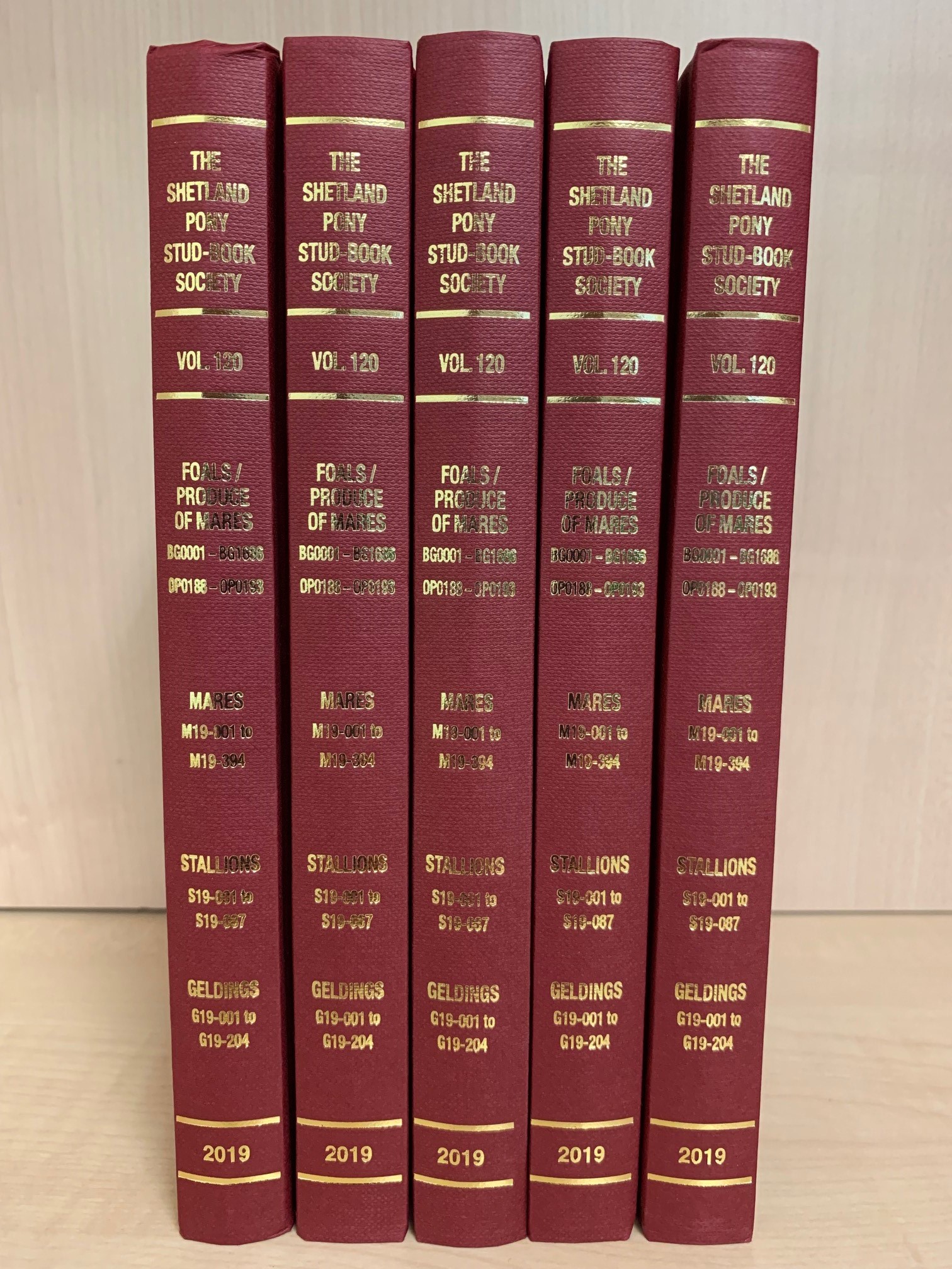 Stud-Book Volume 120 - UK delivery - Shetland Pony Stud Book Society